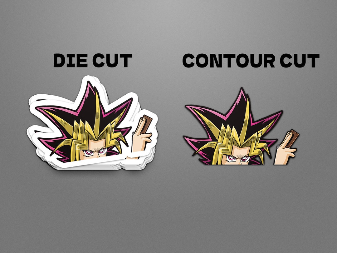 Custom Contour Cut / Die Cut Vinyl Stickers - Print and Cut Any Design ...