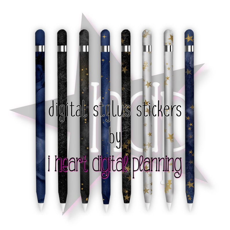 Starry Dreams Digital Stylus Stickers, Decorated Digital Stylus PNG ...
