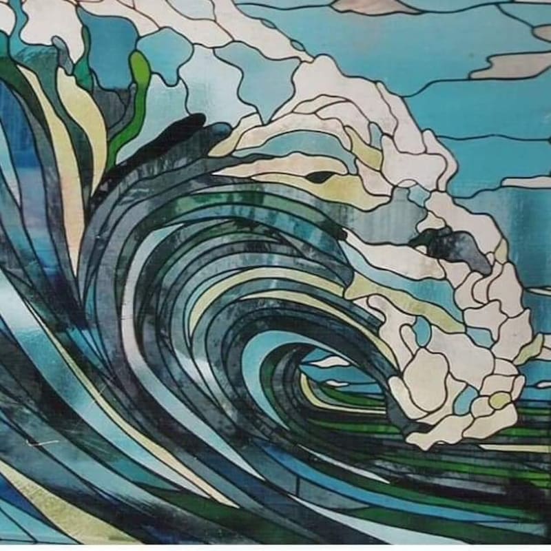 Stained Glass Beach - Etsy