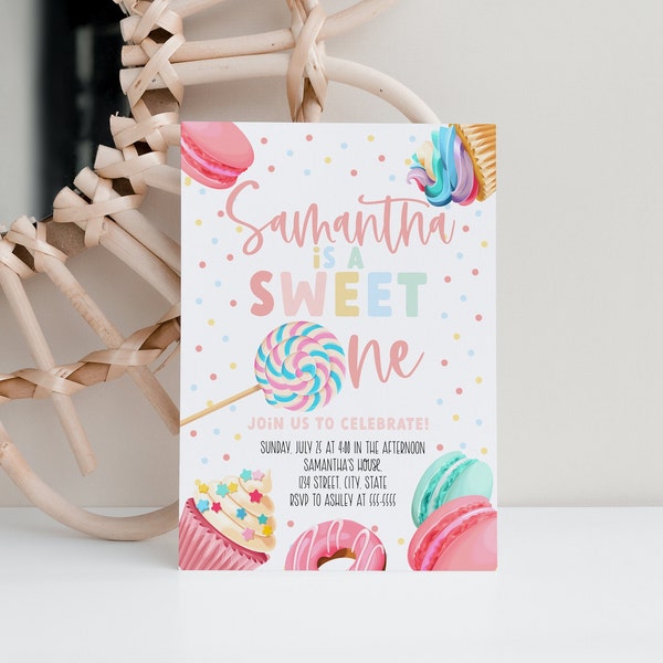 Sweet One Birthday Decorations - Etsy