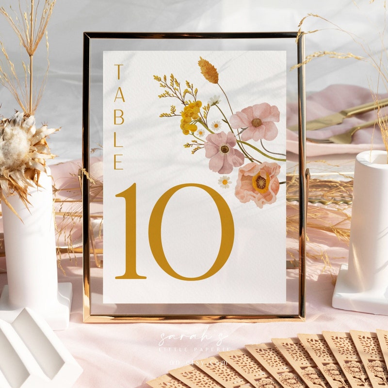 Party Table Numbers - Etsy