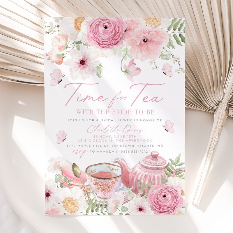 Teapot Invitations - Etsy