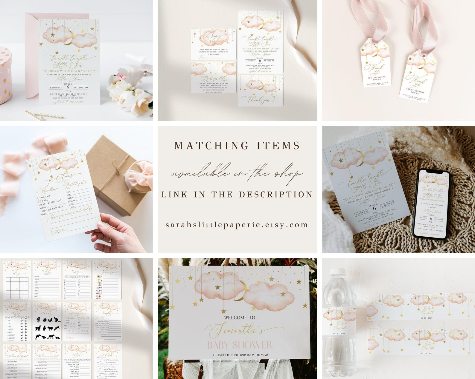 EDITABLE Twinkle Twinkle Little Star Bottle Labels Instant - Etsy