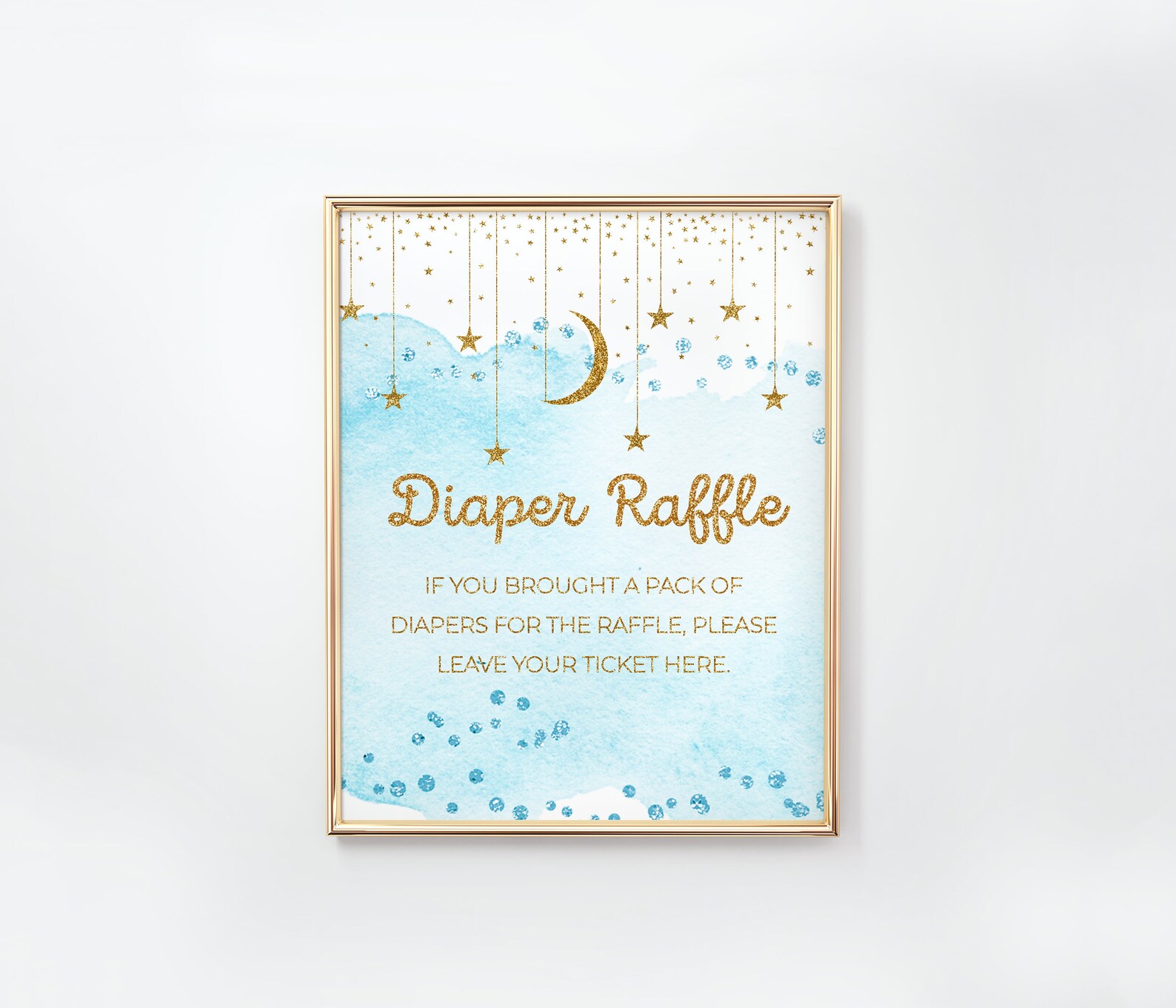 Diaper Raffle Sign Twinkle Twinkle Little Star Baby Shower | Etsy