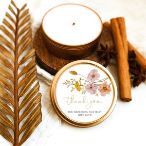 Wildflower Printable Stickers Template, Boho Wildflowers Editable ...