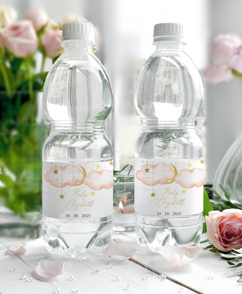 EDITABLE Twinkle Twinkle Little Star Bottle Labels Instant - Etsy