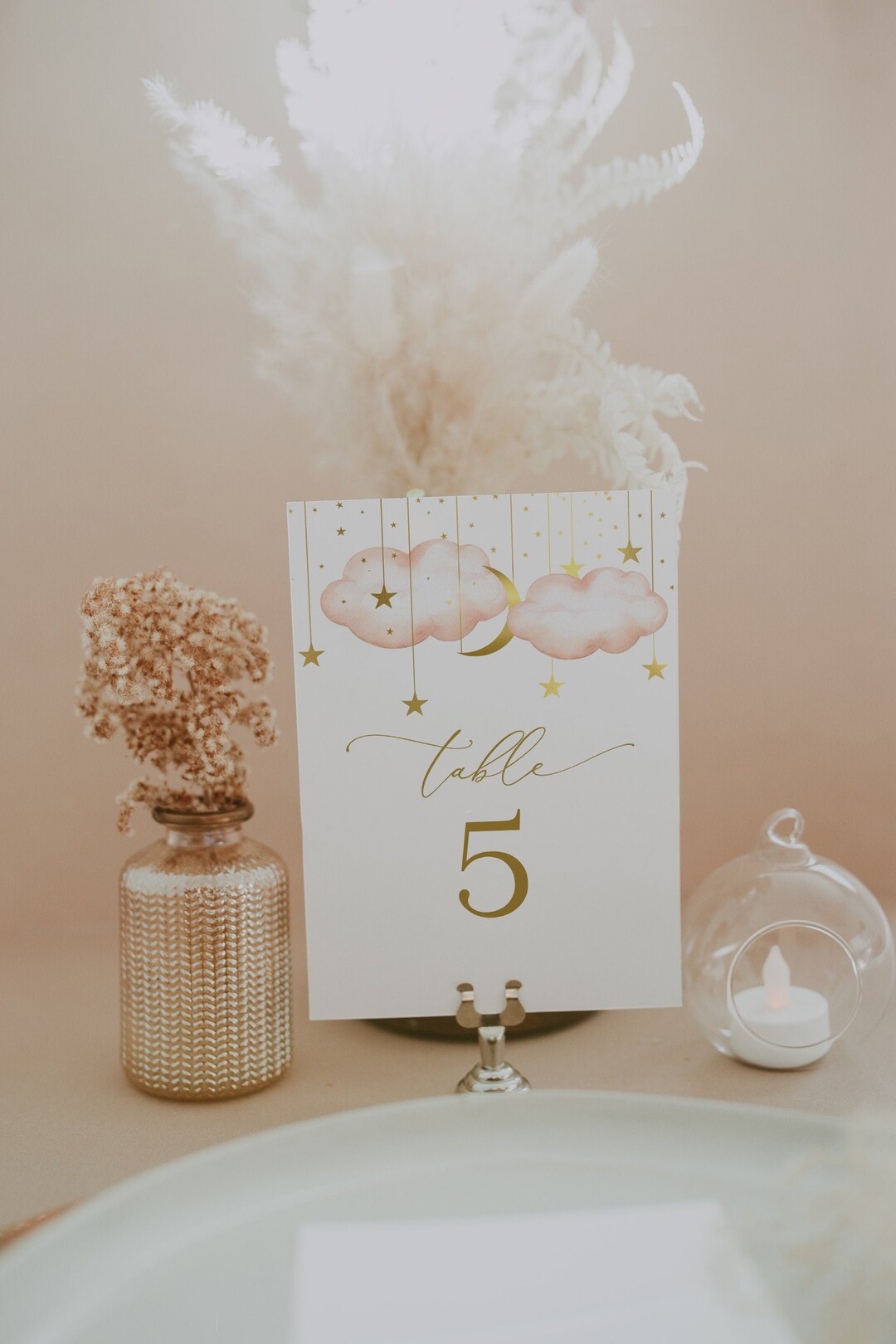 Table Numbers, Twinkle Twinkle Little Star Table Numbers , Gold Moon ...