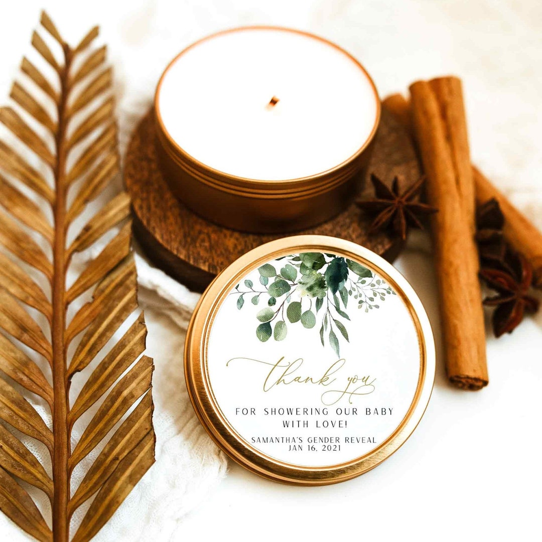 Editable Greenery Printable Stickers, Botanical Themed Party Stickers ...