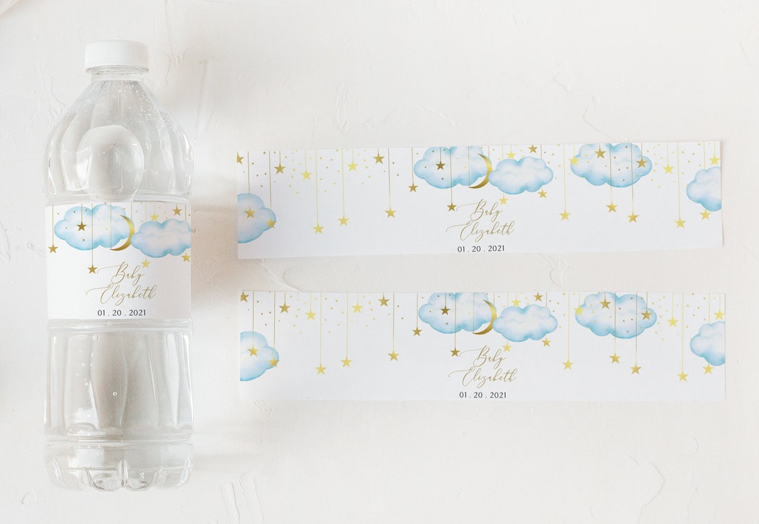EDITABLE Twinkle Twinkle Little Star Bottle Labels , Instant Download ...