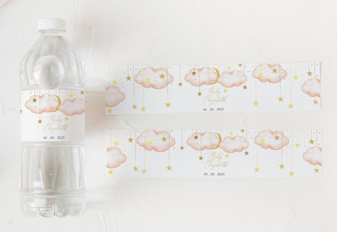 EDITABLE Twinkle Twinkle Little Star Bottle Labels , Instant Download ...