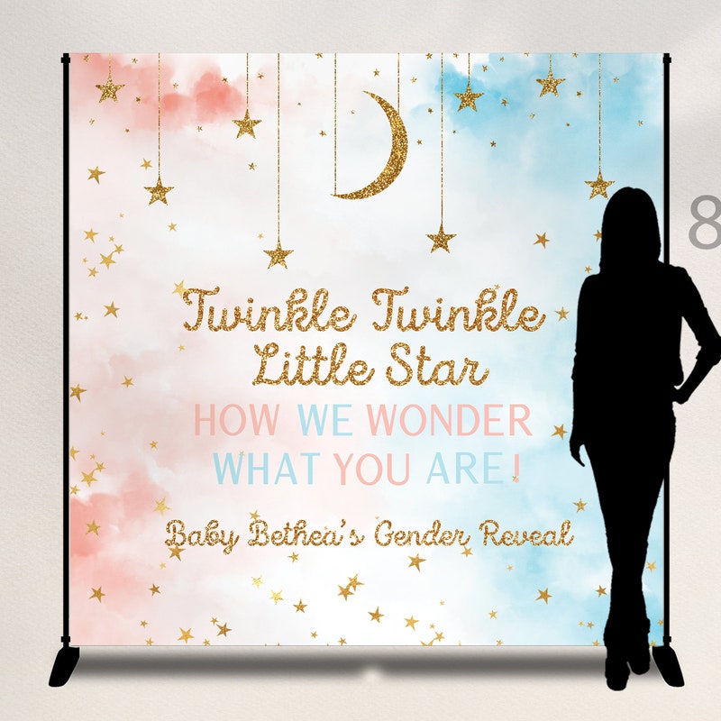 Twinkle Twinkle Little Star Backdrop - Etsy