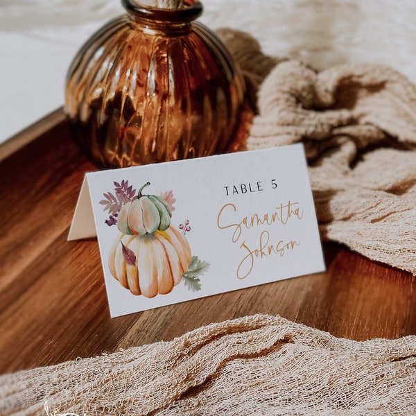 Autumn Place Cards - Etsy