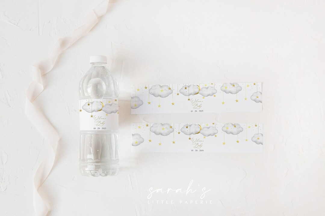EDITABLE Twinkle Twinkle Little Star Bottle Labels , Instant Download ...