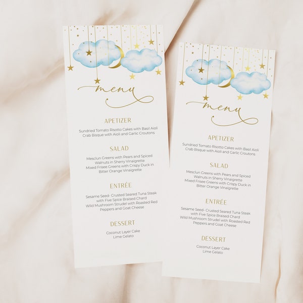 Moon and Stars Baby Shower - Etsy