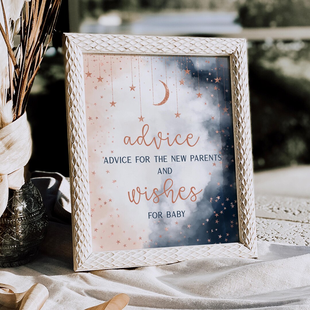 Advice and Wishes Sign, 8x10", Instant Download - Etsy