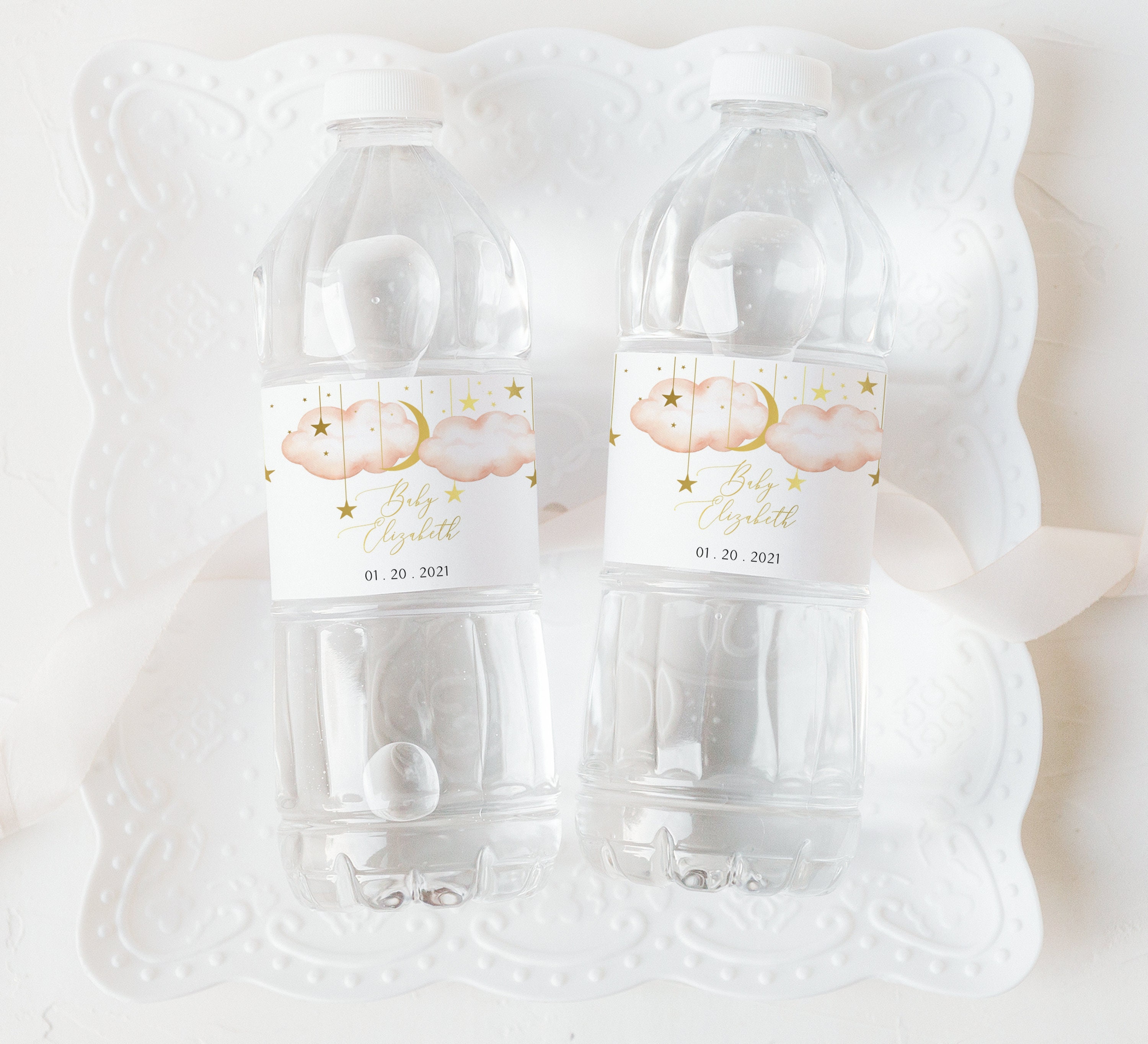 EDITABLE Twinkle Twinkle Little Star Bottle Labels Instant - Etsy