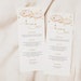 Editable Twinkle Twinkle Little Star Baby Shower Menu, 4x9, Gold Moon ...