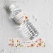 Wildflower Bottle Label Template, Boho Flowers Water Bottle Label ...