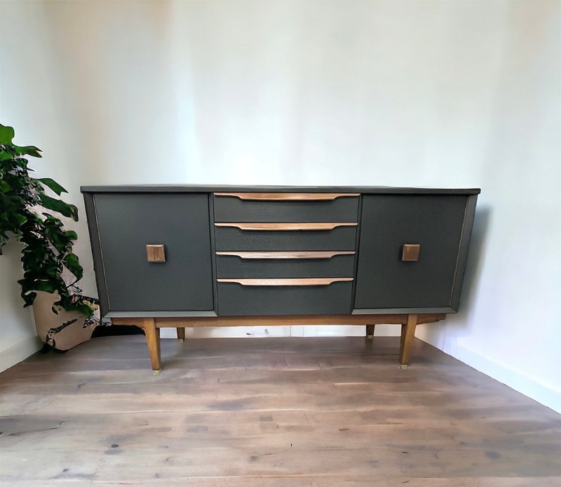 Mid Century Sideboard - Etsy