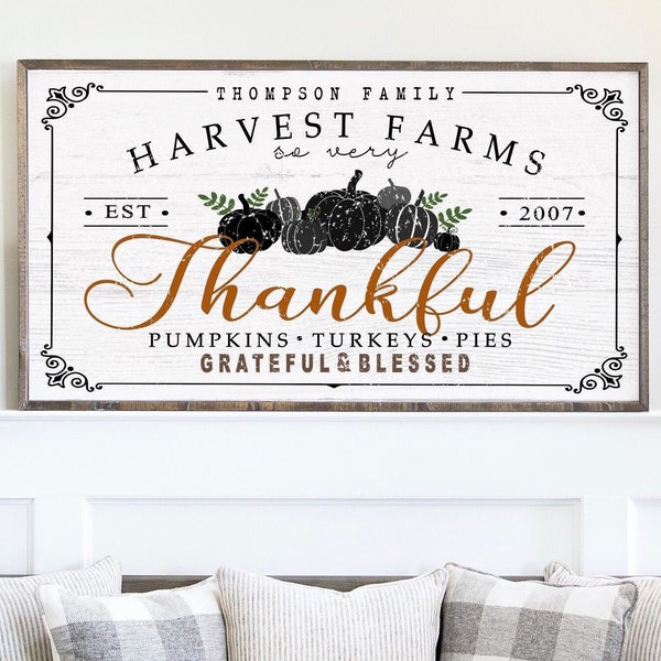 Thanksgiving Signs - Etsy