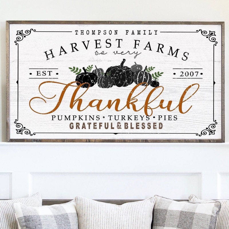 Thanksgiving Signs - Etsy