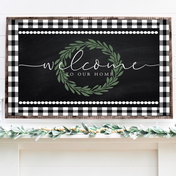 Chalkboard Welcome - Etsy