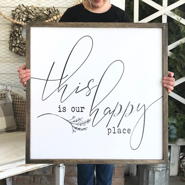Happy Place Signs - Etsy