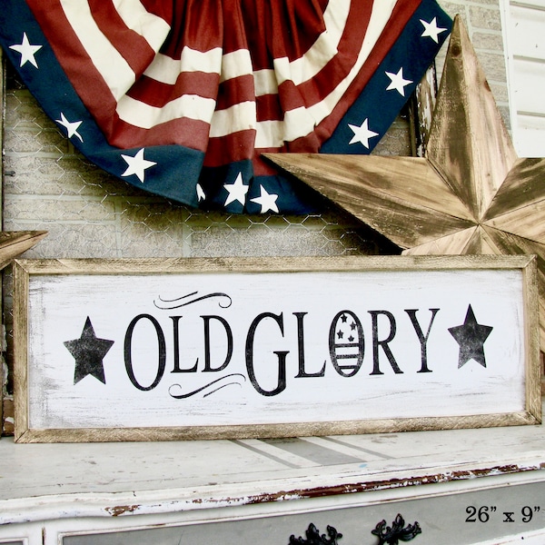 Old Glory Sign - Etsy