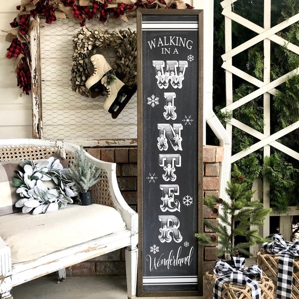 Winter Porch Signs - Etsy