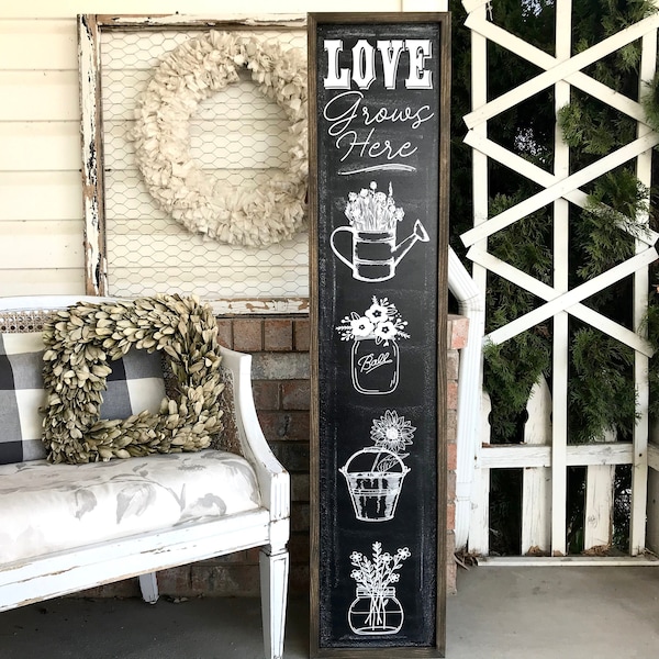 Spring Chalkboard - Etsy