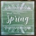 Well Hello Spring Green Chalkboard Farmhouse Easter Spring Sign - Etsy