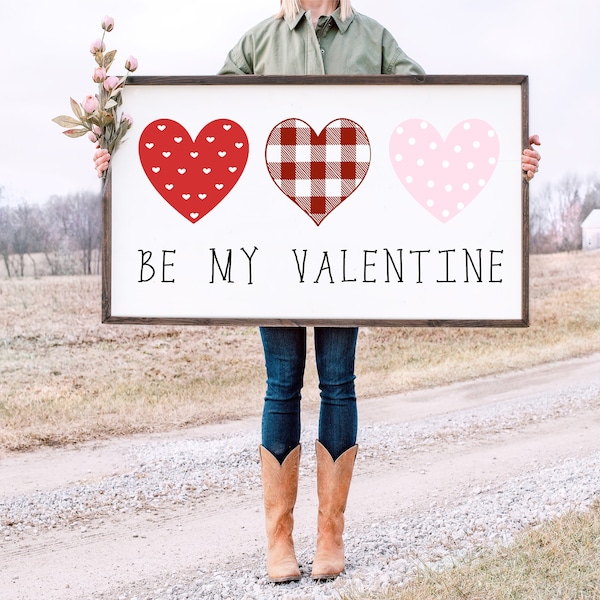 Wooden Valentine Sign - Etsy