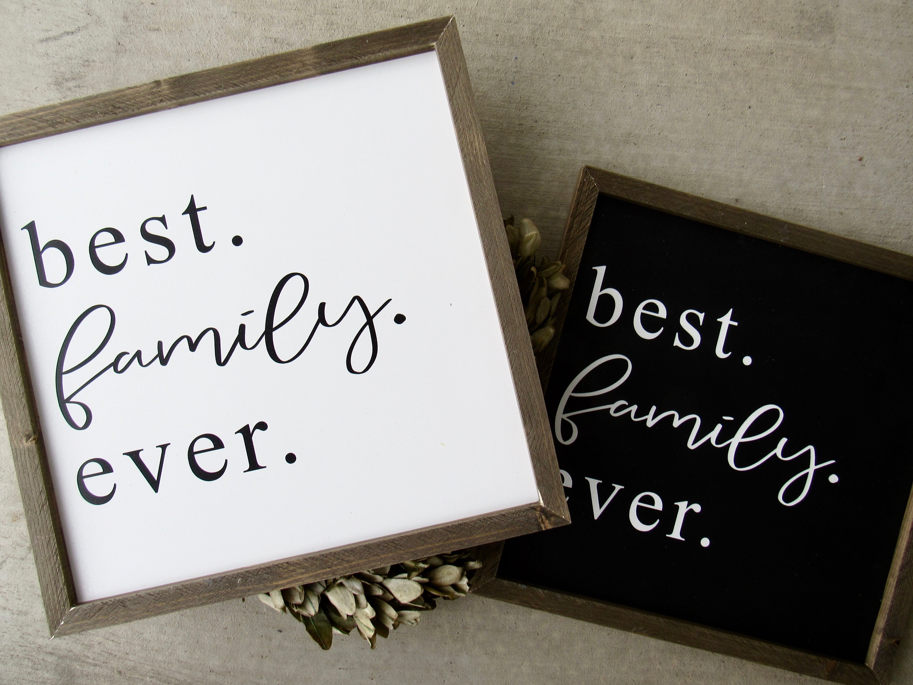 Best Family Ever Farmhouse Sign - Etsy