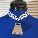 Cow Print Ribbon and Cowbell Collar - Etsy