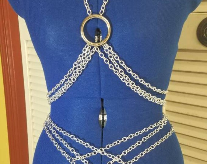 Skylark chain chest and hip harness set - Etsy 日本