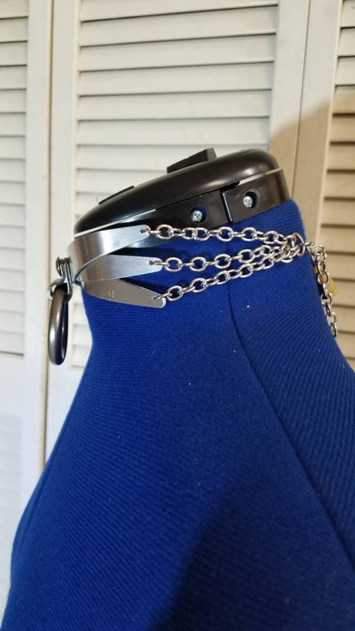 All metal locking ring collar | Etsy