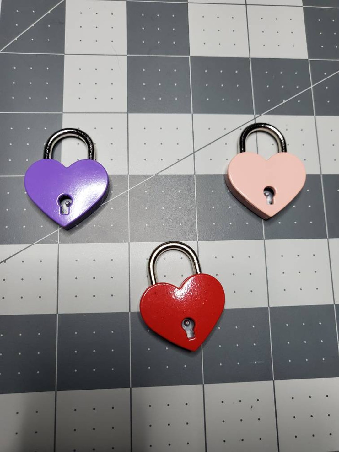 Heart Shaped Pad Lock - Etsy