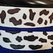 Cowprint Cowbell O Ring Choker Collar - Etsy