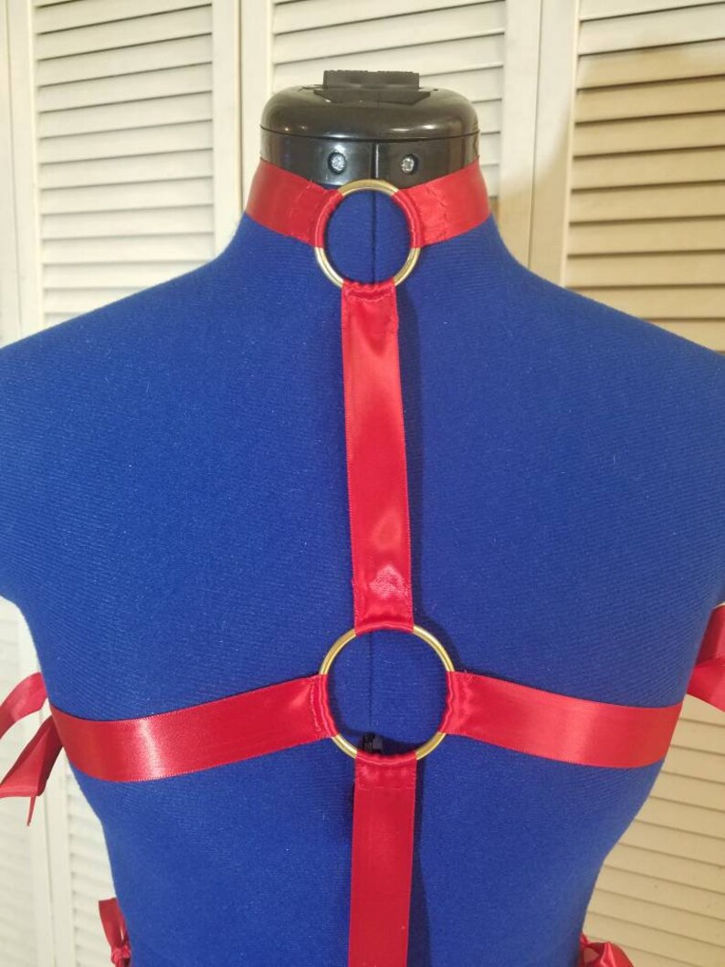 Custom Fitted Christmas Present Full Body Ribbon Harness | Etsy