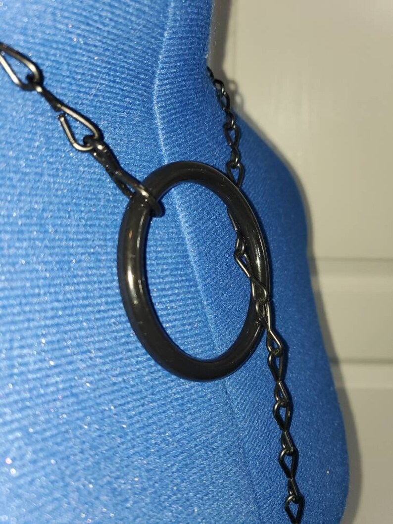Deluxe Gloss Black Sansa Stark Chain Necklace - Etsy