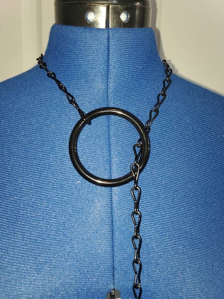 Deluxe Gloss Black Sansa Stark Chain Necklace - Etsy