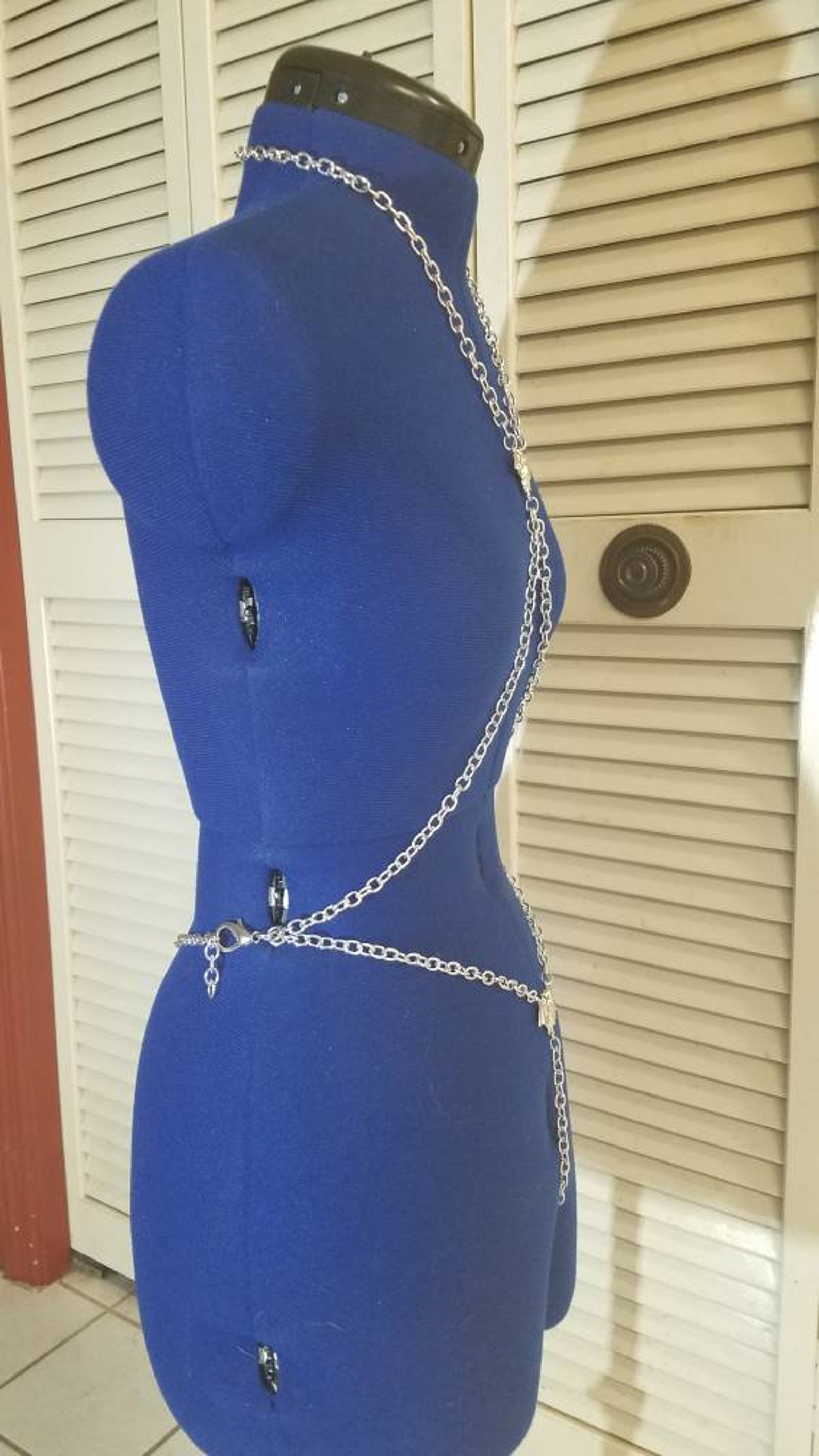 Basic Bats Chain Full Body Harness - Etsy