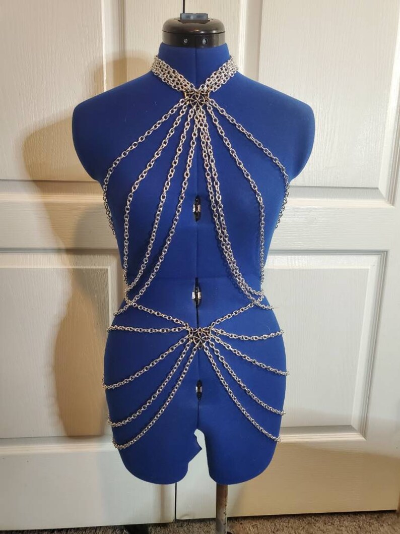 Celtic Knot Chain Harness Set - Etsy