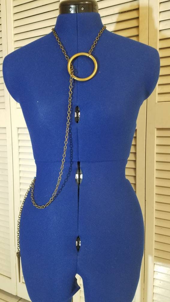 Deluxe Antique Brass Sansa Stark Chain Necklace. | Etsy