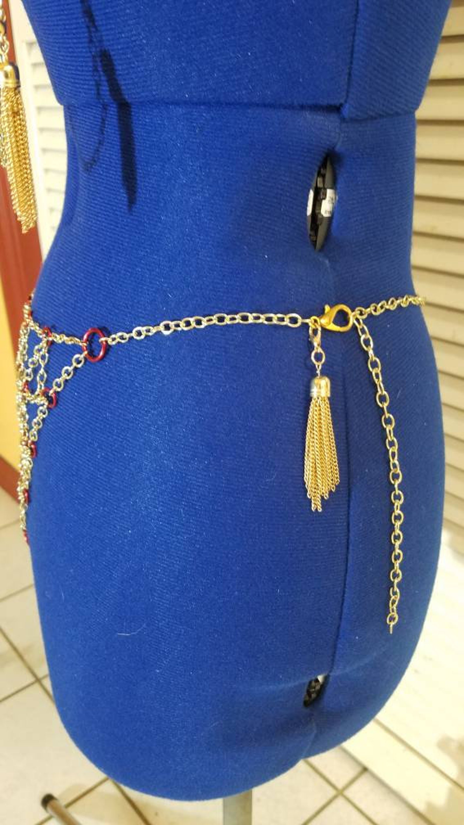 Chain Mail Bikini Set With Color Options Attached Nipple - Etsy