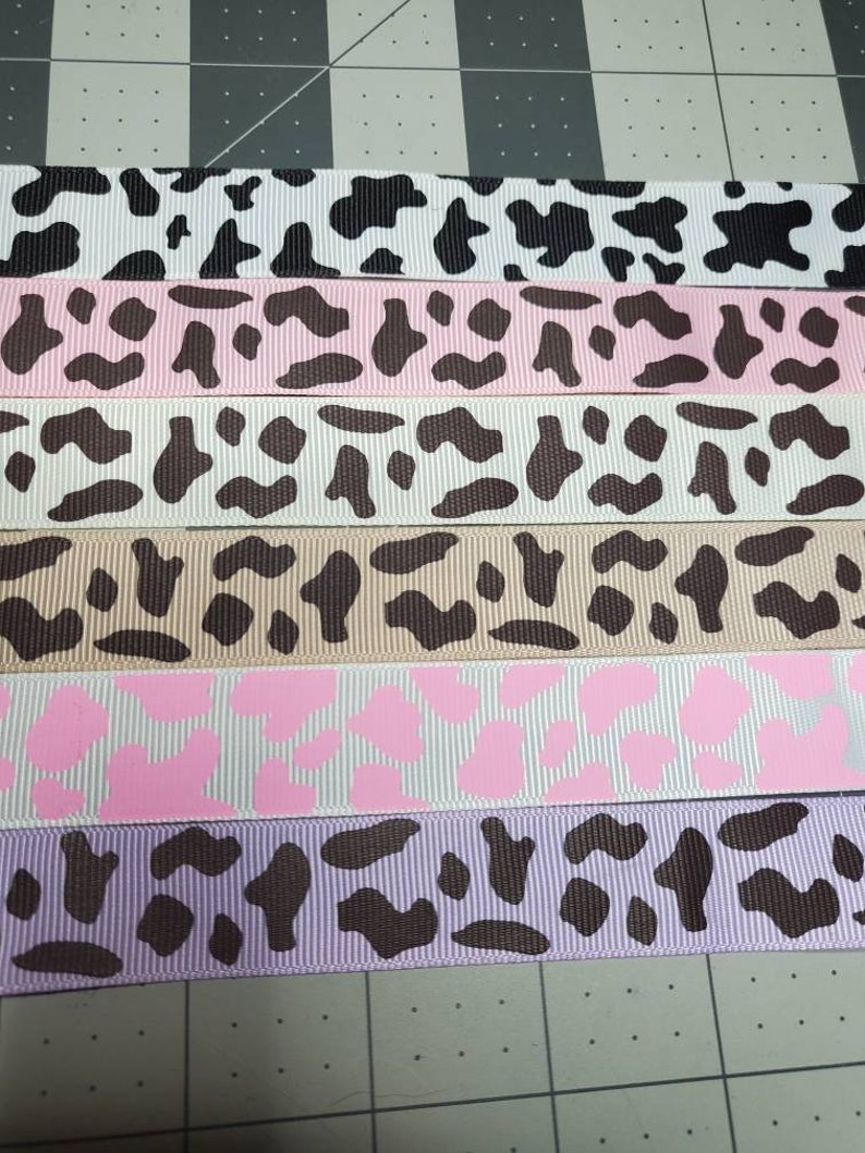 Cowprint Cowbell O Ring Choker Collar - Etsy