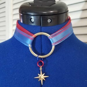 Captain Marvel Ribbon Choker - Etsy