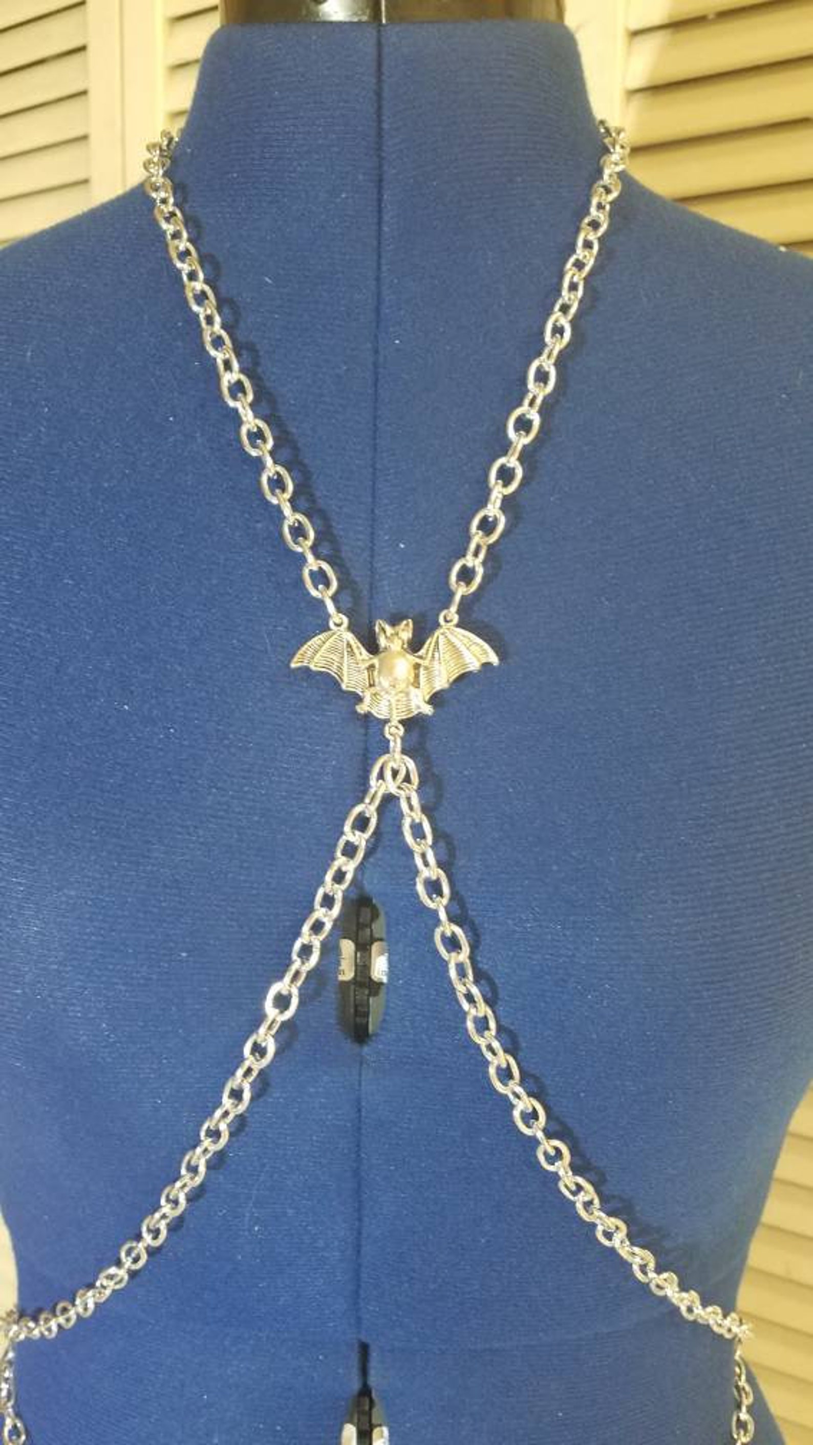 Basic Bats Chain Full Body Harness - Etsy