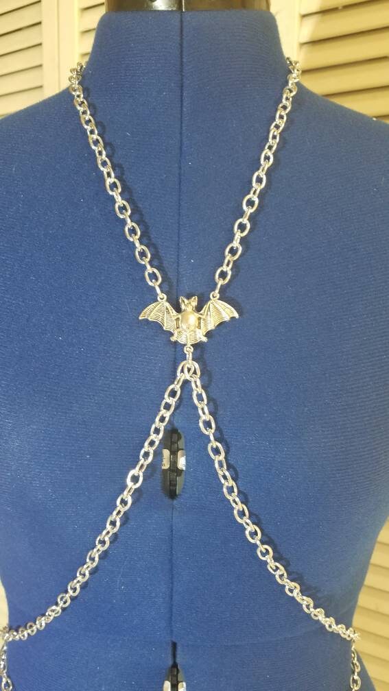 Basic Bats Chain Full Body Harness - Etsy