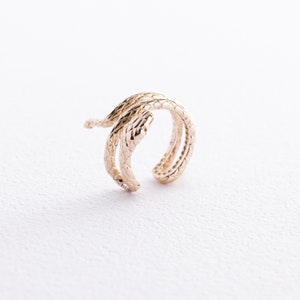 Snake Ear Cuff, Gold Ear Cuff, Ear Cuff No Piercing, Wrap Ear Cuff ...